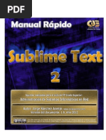 Manual de Instalacion de Sublime Text | PDF | Programa de computadora | Programación