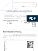 Ficha de Repaso Unidad 6 Lengua Castellana | PDF