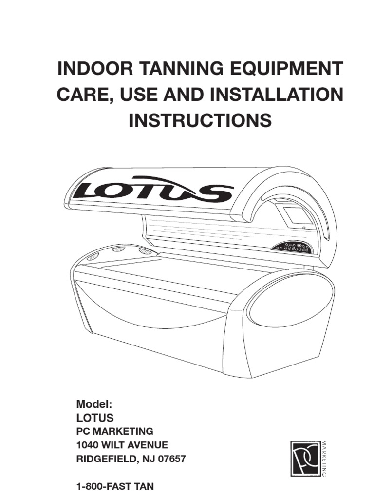 Lotus Manual | PDF | Ultraviolet | Skin