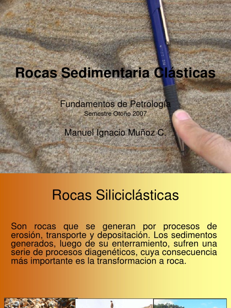 Rocas Sedimentaria Clasticas | PDF | Roca clástica | Roca (geología)