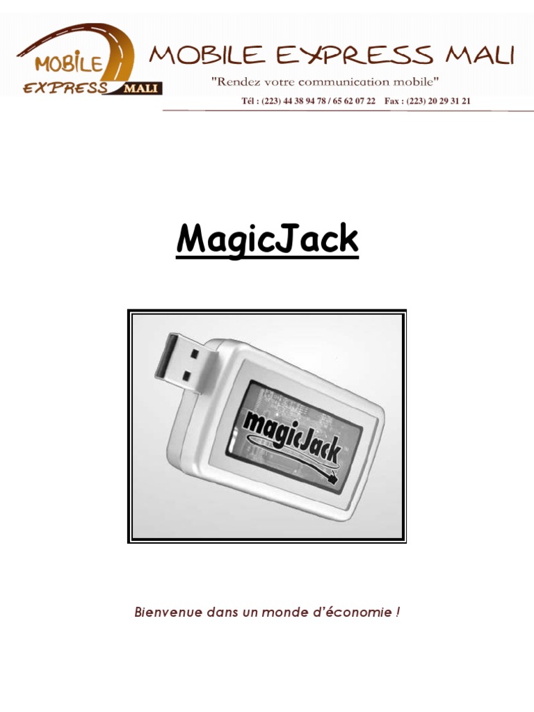 Installation et avantages de MagicJack | PDF | Téléphone | USB