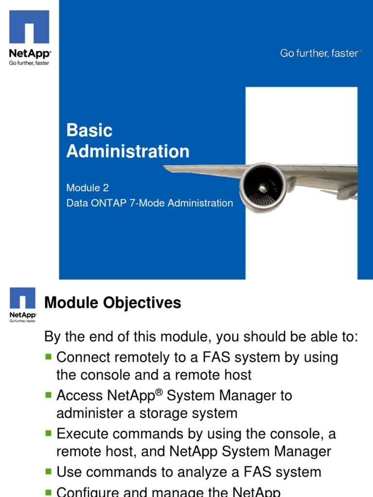 NetApp BasicAdmin | PDF | Secure Shell | Command Line Interface