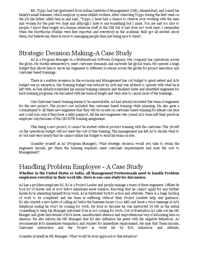 Case Studies | PDF | Economies | Business