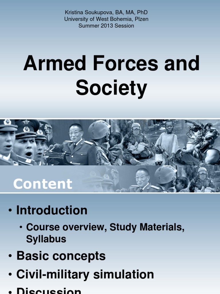 Armed Forces & Society Course Guide | PDF | Just War Theory | Civil ...