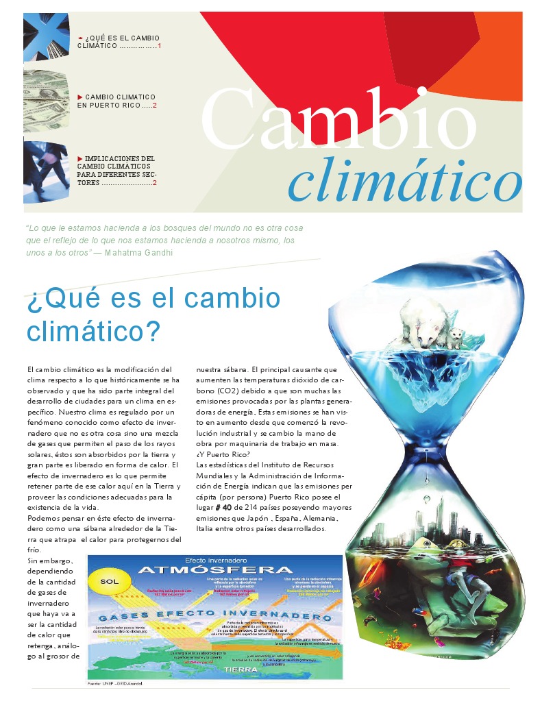 folleto | Cambio climático | Clima