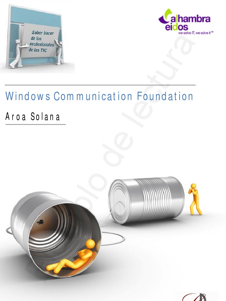 Windows Communication Foundation (Ejemplo) PDF | PDF | Jabón ...