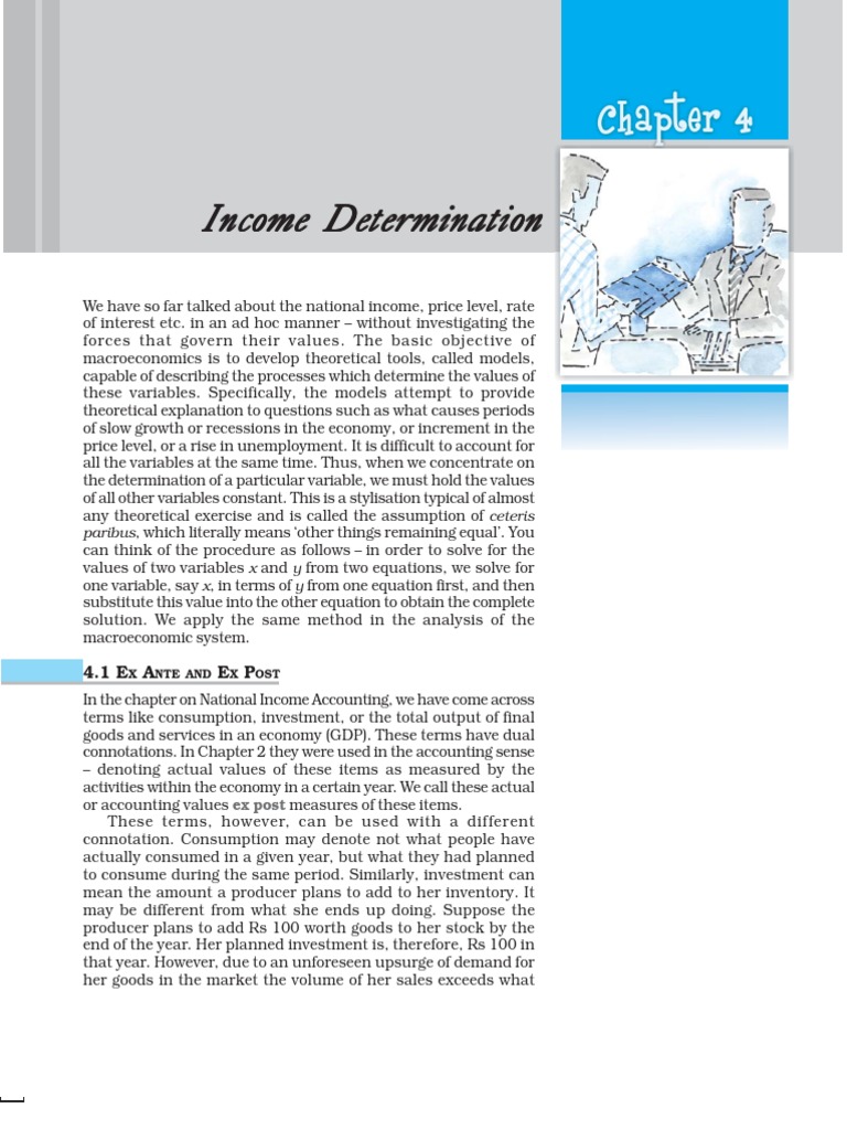 Income Determination | PDF | Gross Domestic Product | Economic Equilibrium