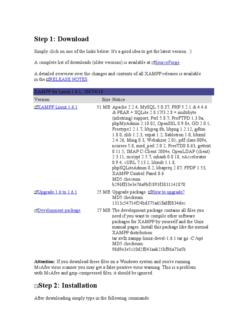 Xampp | PDF | Php | Apache Http Server