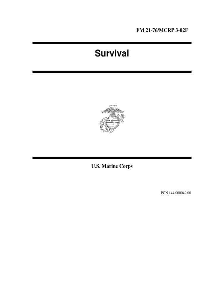 US Marine Corps Survival Part 1 | PDF | Survival Skills | Stress (Biology)