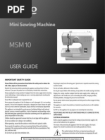 Singer M3220 Sewing Machine Instruction Manual | PDF | Sewing Machine ...