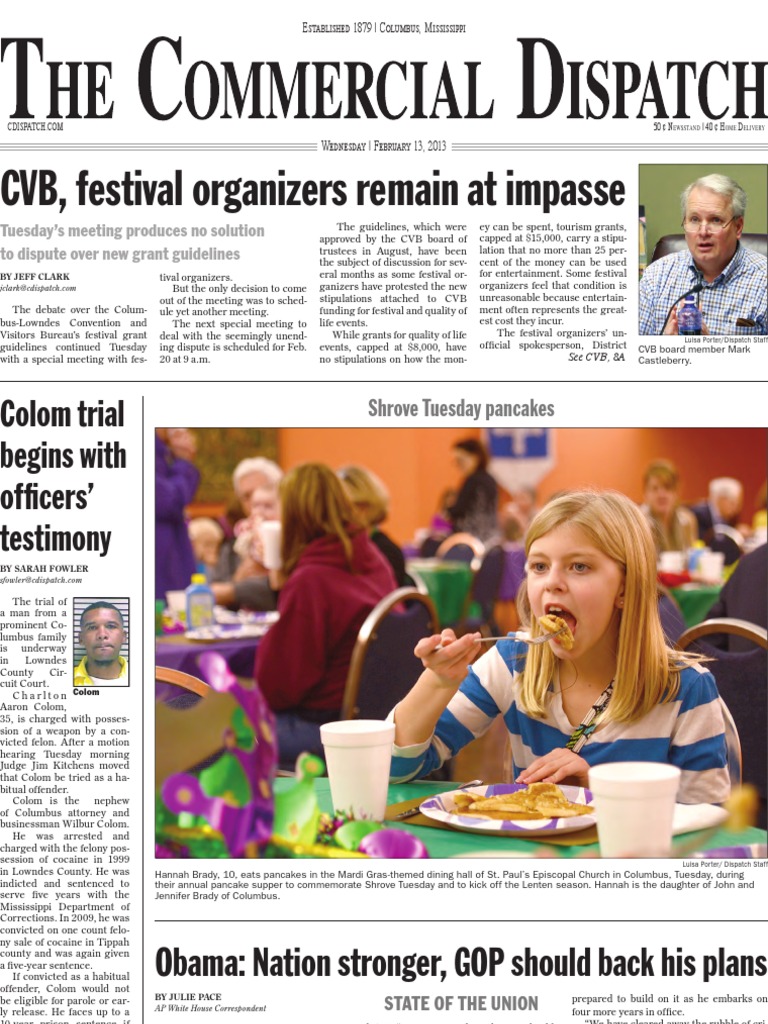 The Commercial Dispatch Eedition 2-13-13 | PDF | Comcast | Nbc Universal