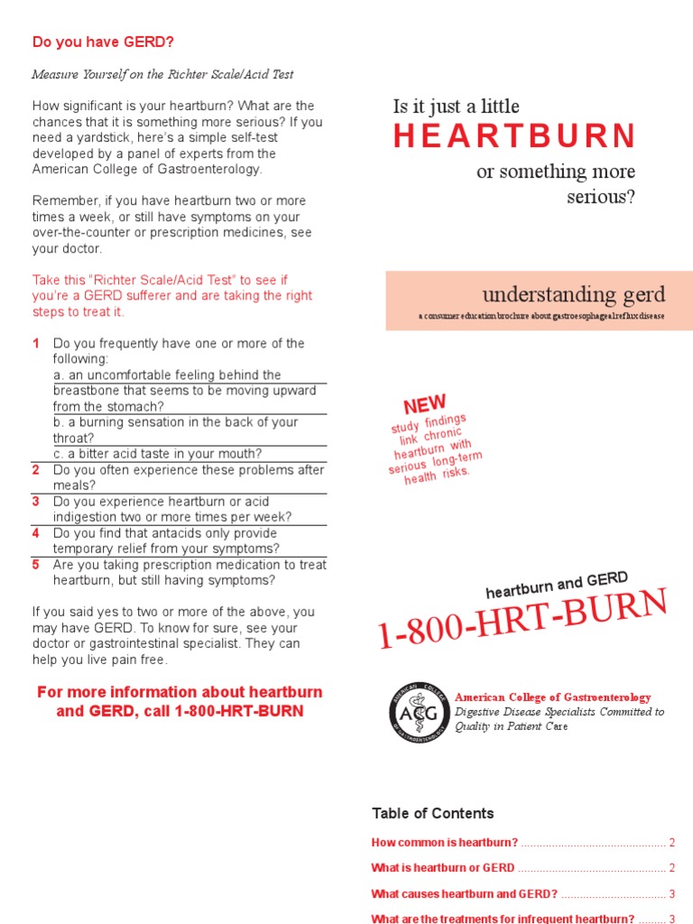 Understand Gerd | Download Free PDF | Gastroesophageal Reflux Disease ...