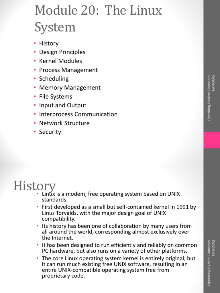 The Linux | PDF | Scheduling (Computing) | Operating System