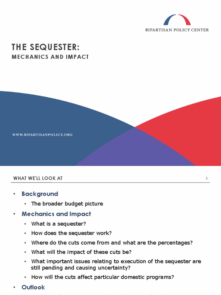 Sequester: Mechanics and Impacts | PDF | United States Budget ...
