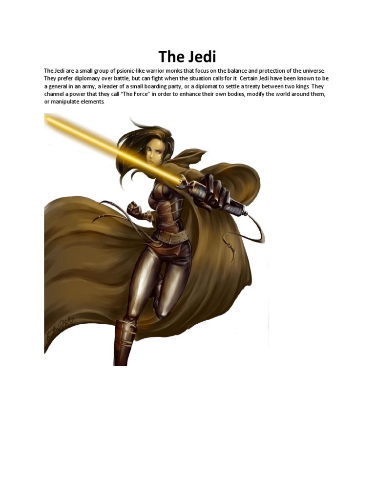 Jedi - Pathfinder Class | PDF | Jedi | The Force (Star Wars)