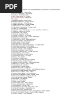 Top 100 Classic Novels List | PDF | Novels | English Language Literature