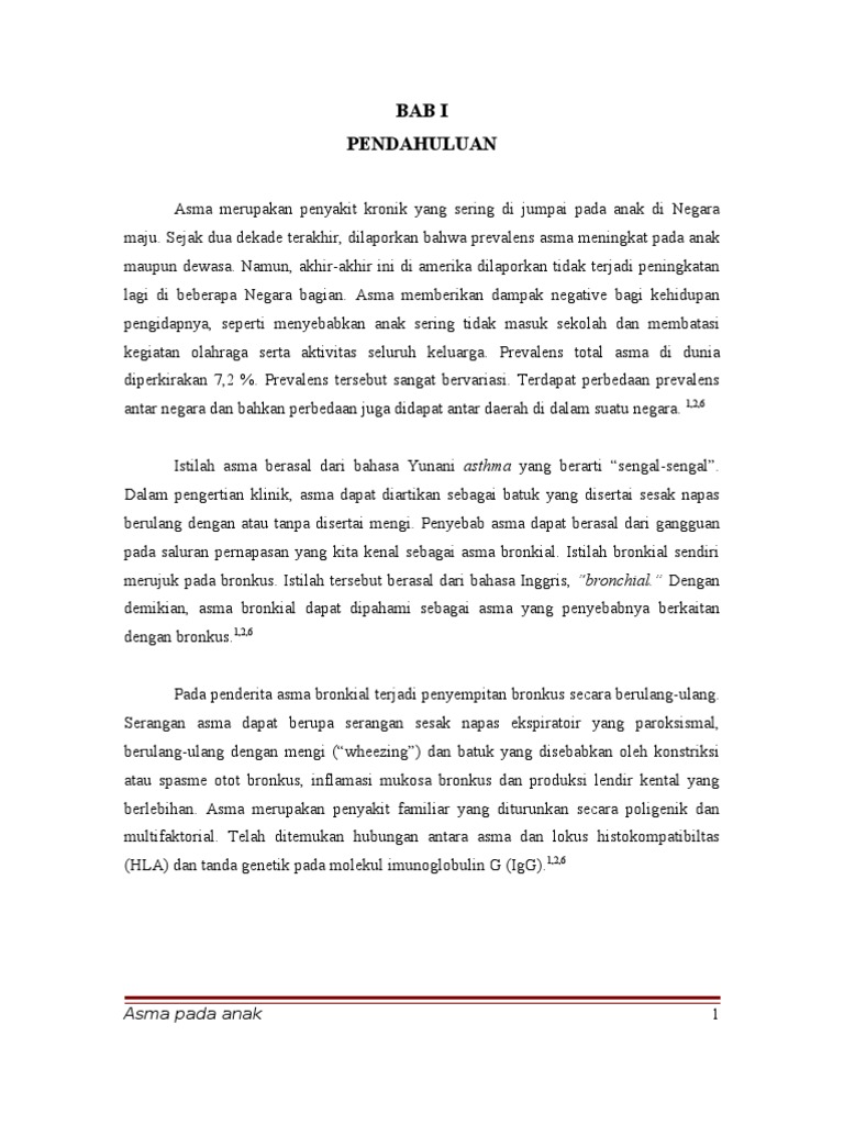 Asma Anak | PDF