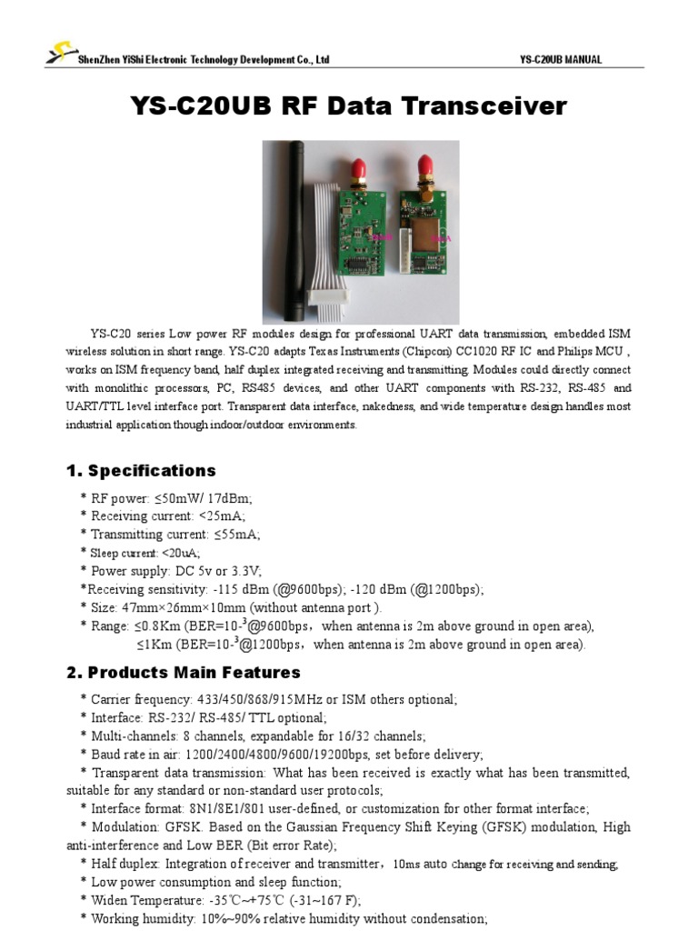 433 Tranciver Download Free Pdf Wireless Transmitter