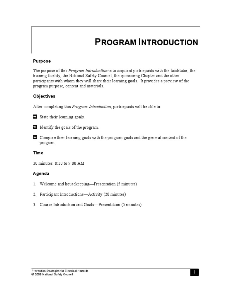 0 Fg-Program Introduction | PDF | Facilitator | Cognition