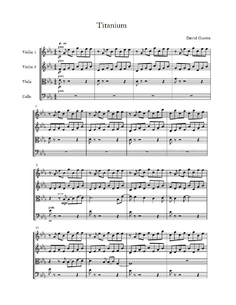 titanium | Performing Arts | Songs Written | Free 30-day Trial | Scribd