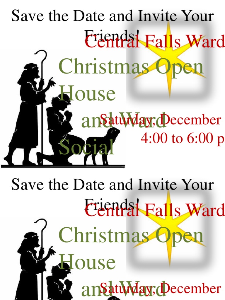 Central Falls Christmas Open House | PDF | Language Arts & Discipline ...