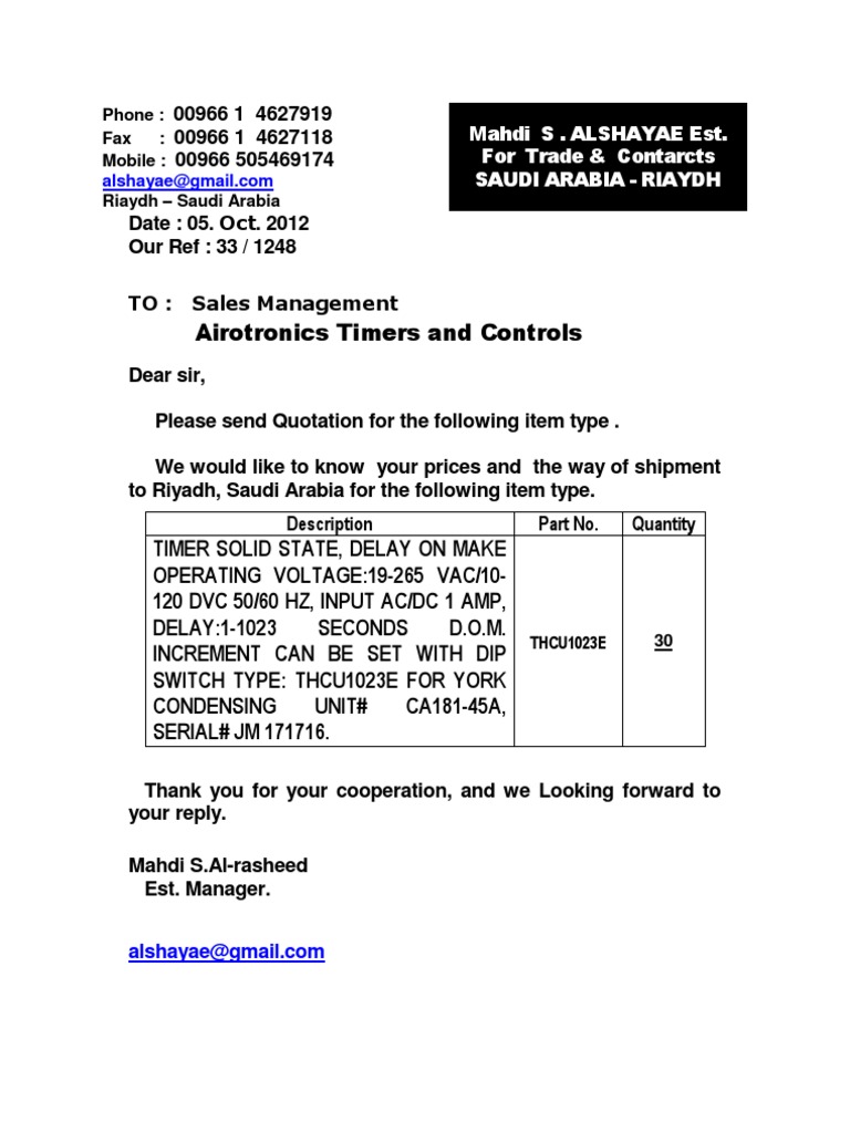 Airotronics Timers and Controls | PDF