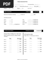 Comprehensive Physiotherapy Assessment Form | PDF | Social Science