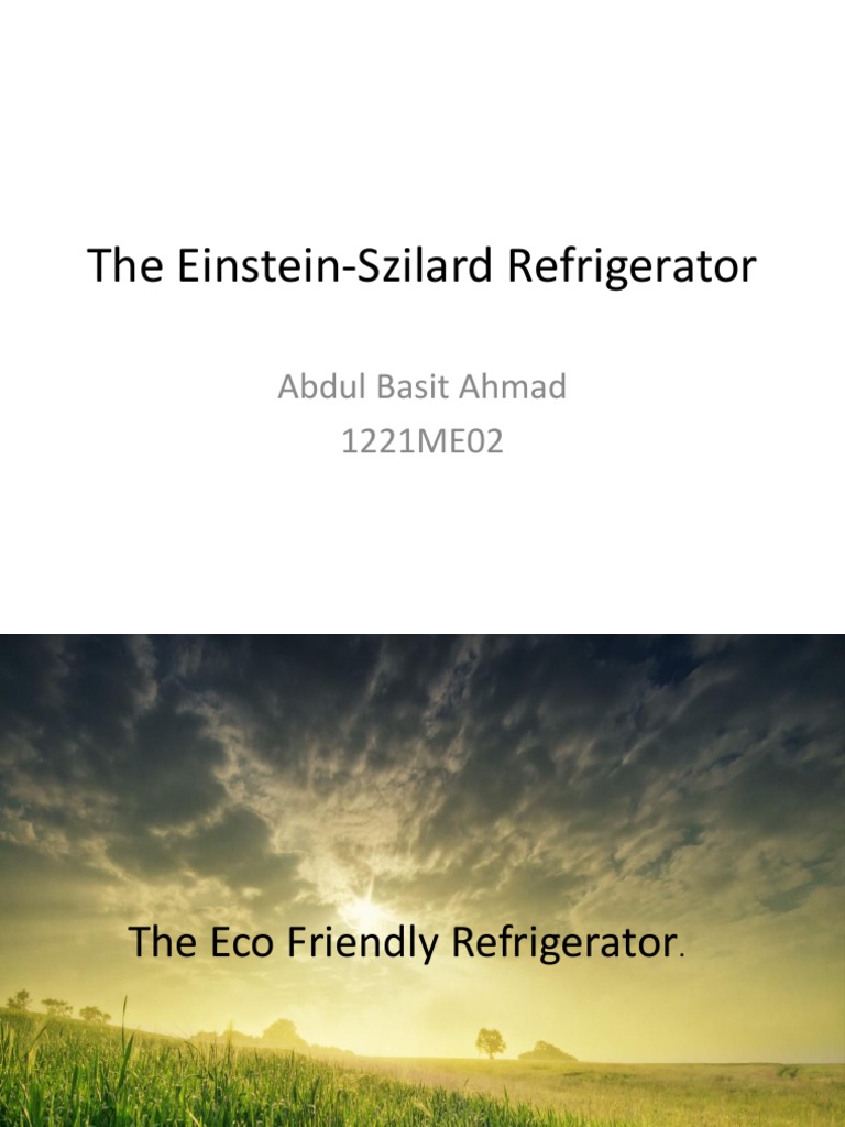Eco-Friendly Refrigeration Insights | PDF | Refrigerator | Ozone Depletion