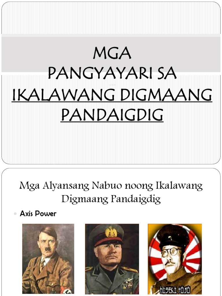 World War II (Powerpoint) | PDF