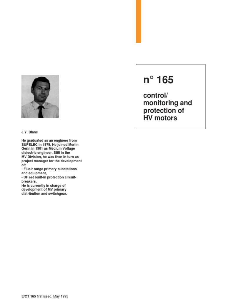 Control, Monitoring, and Protection of High Voltage Motors: Analysis of ...