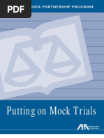 Steps in A Mock Trial | PDF | Cross Examination | Witness