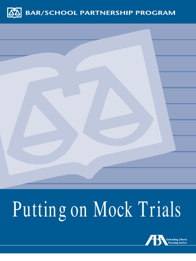Mock Trial Guide | PDF | Evidence (Law) | Witness