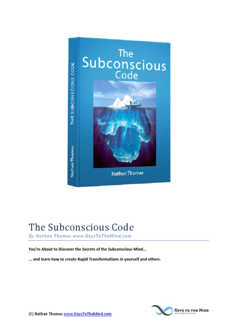 The Subconscious Code | PDF | Hypnosis | Thought
