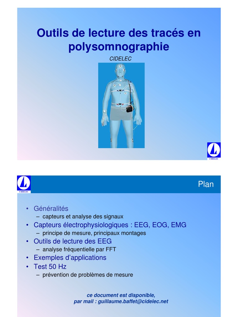 CIDELEC Outils Pour La Polysomnographie V26 | Électroencéphalographie ...