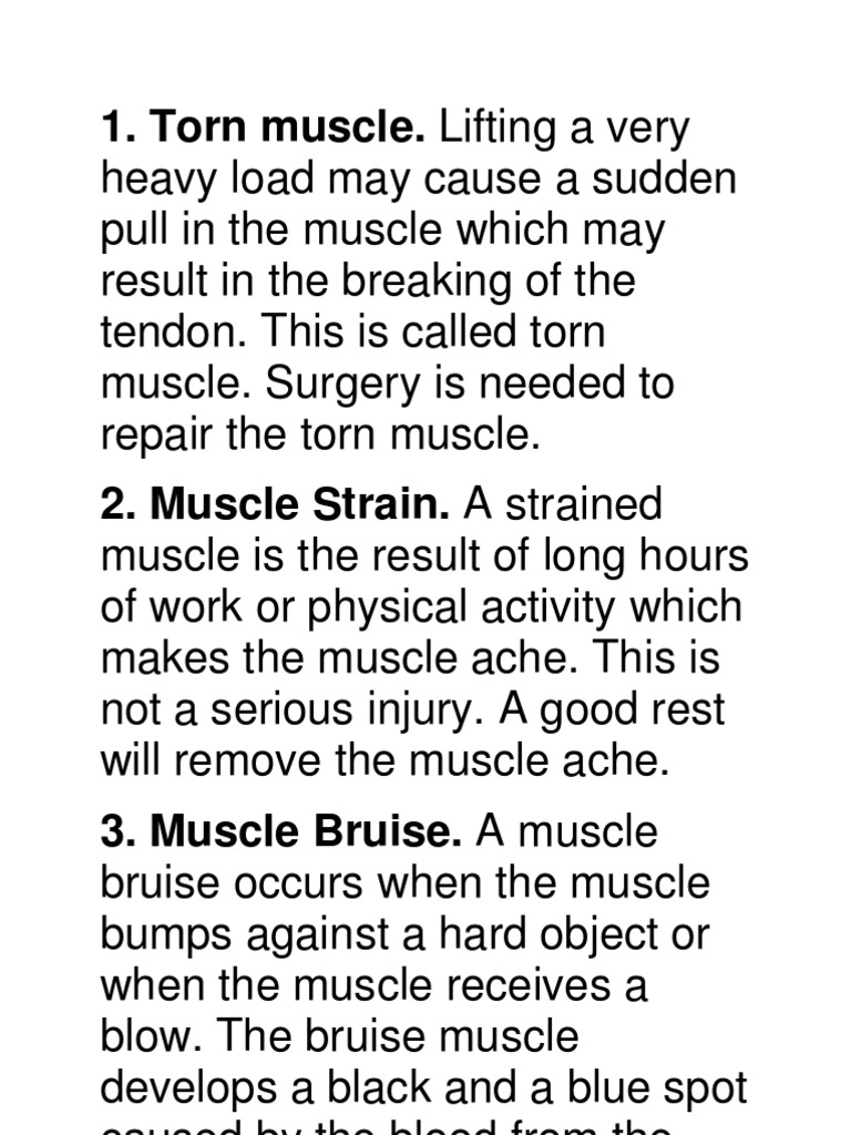 Understanding Muscle Injuries and Disorders | PDF | Science & Mathematics