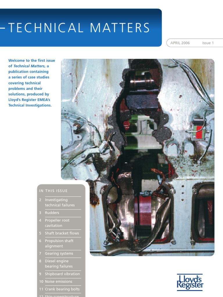 Technical Matters 1 | PDF