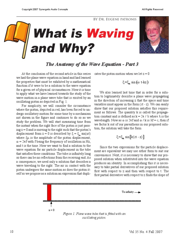Anatomy Wave Equation-03 | PDF | Amplitude | Wave Equation