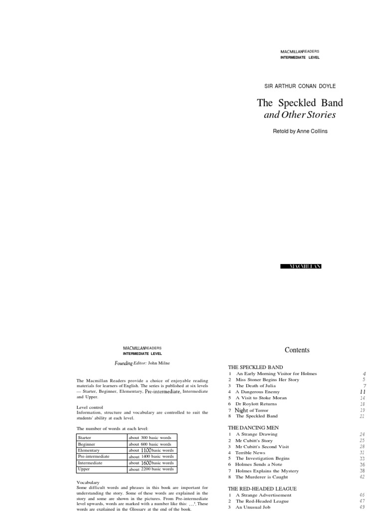 The Speckled Band and Other Stories | PDF | The Adventure Of The ...
