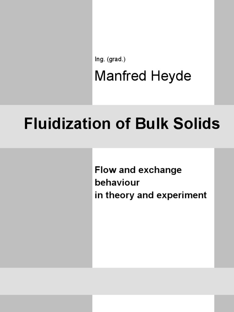 Fluidization of Bulk Solids | PDF | Shear Stress | Viscosity