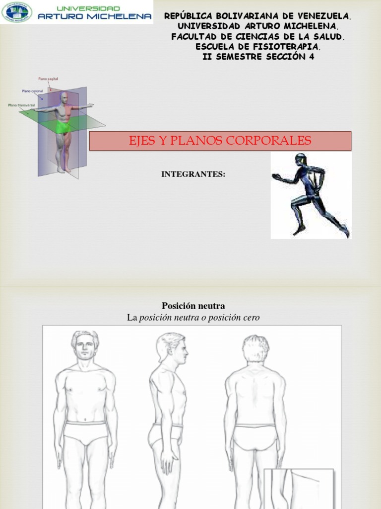 Presentacion Planos y Ejes | Mano | Pie