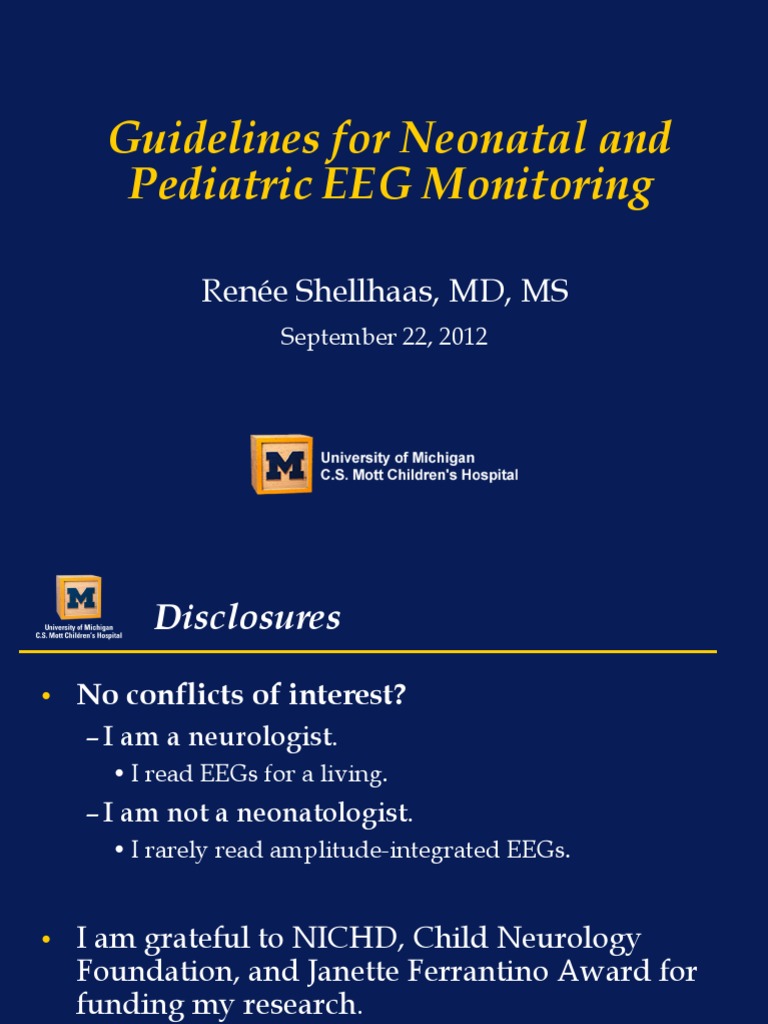 Neonatal and Pediatric EEG Guidelines | PDF | Electroencephalography ...