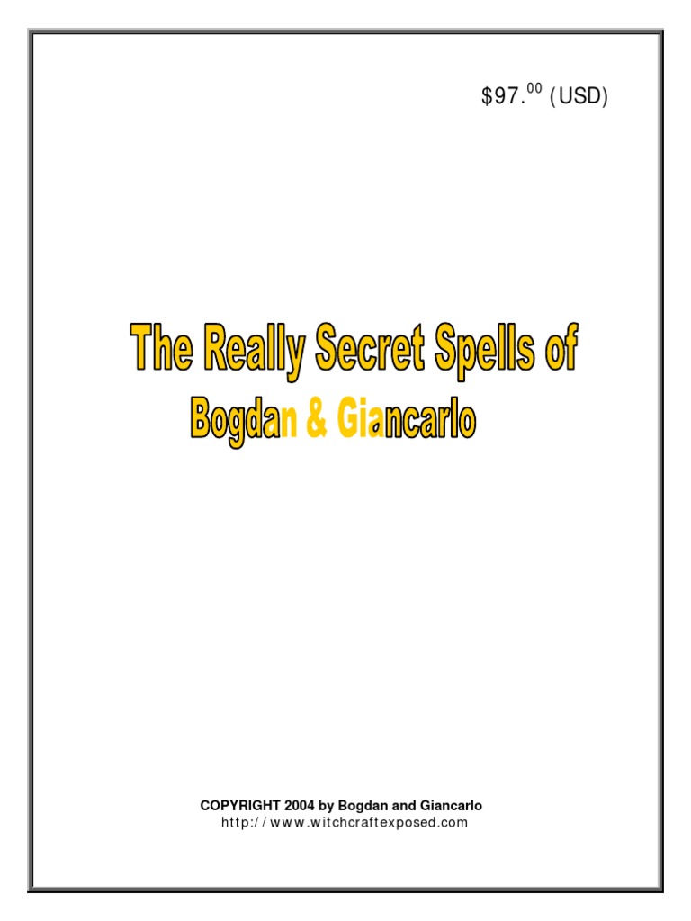 Secret Spells | PDF