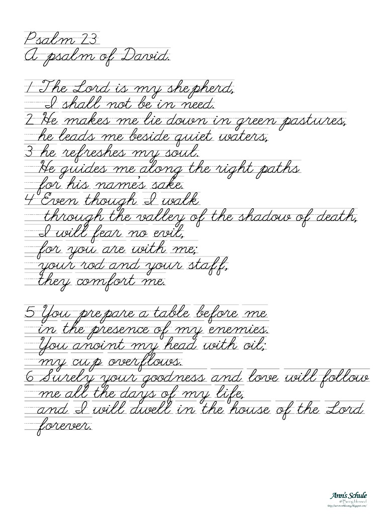 Psalm 23: A Poetic Reflection | PDF