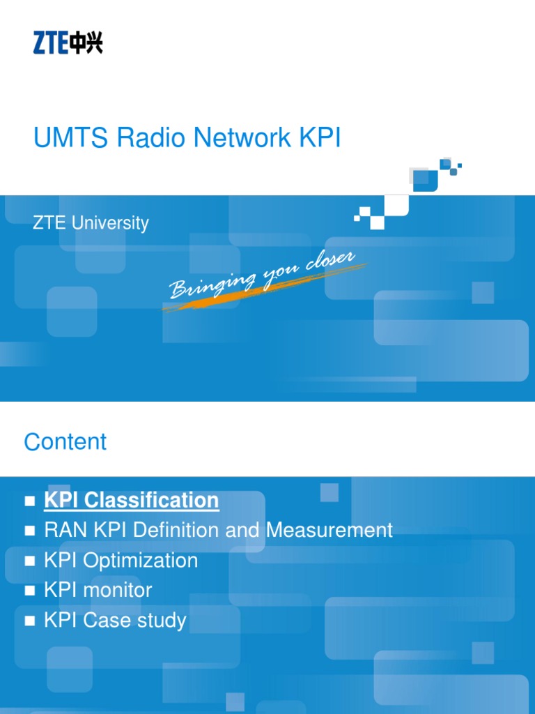 1 UMTS Radio Network KPI-108 | PDF | High Speed Packet Access | Frequency