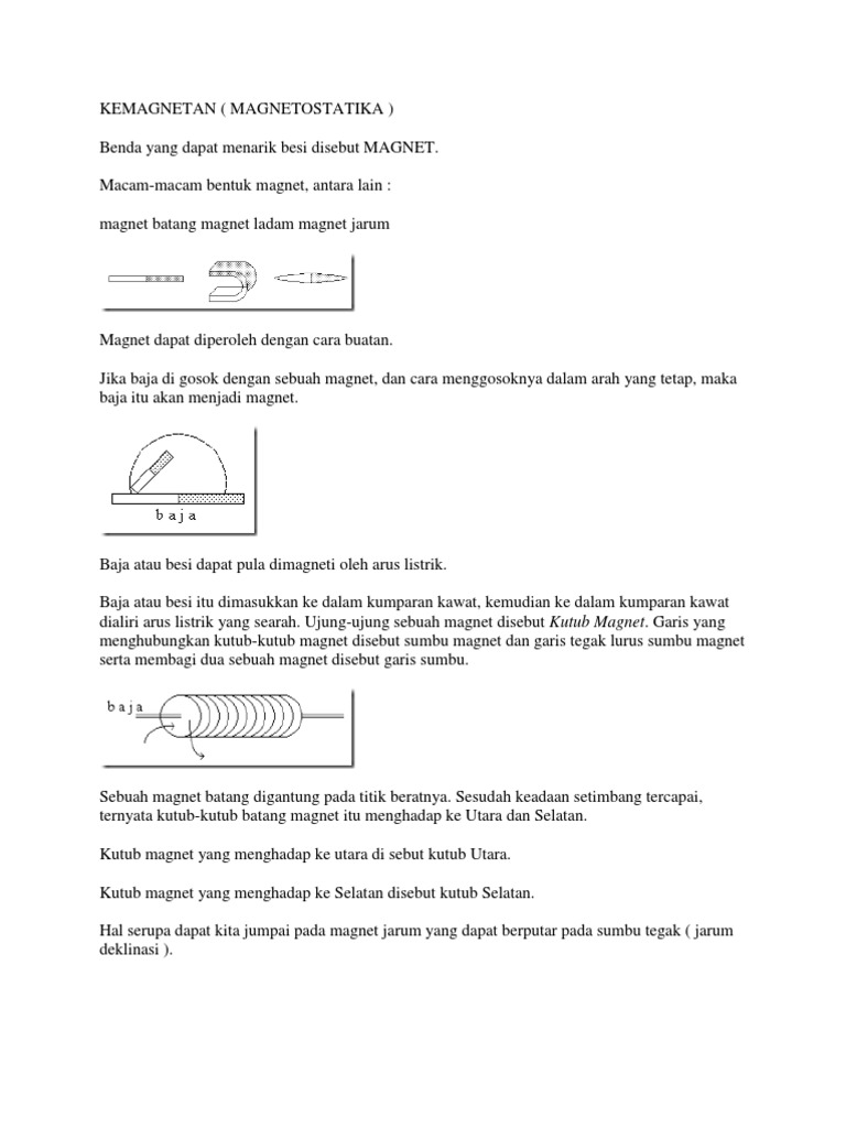 KEMAGNETAN (Magnetostatika) | PDF