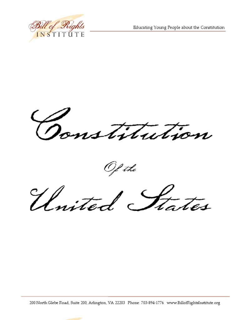 US Constitution 1787 | PDF