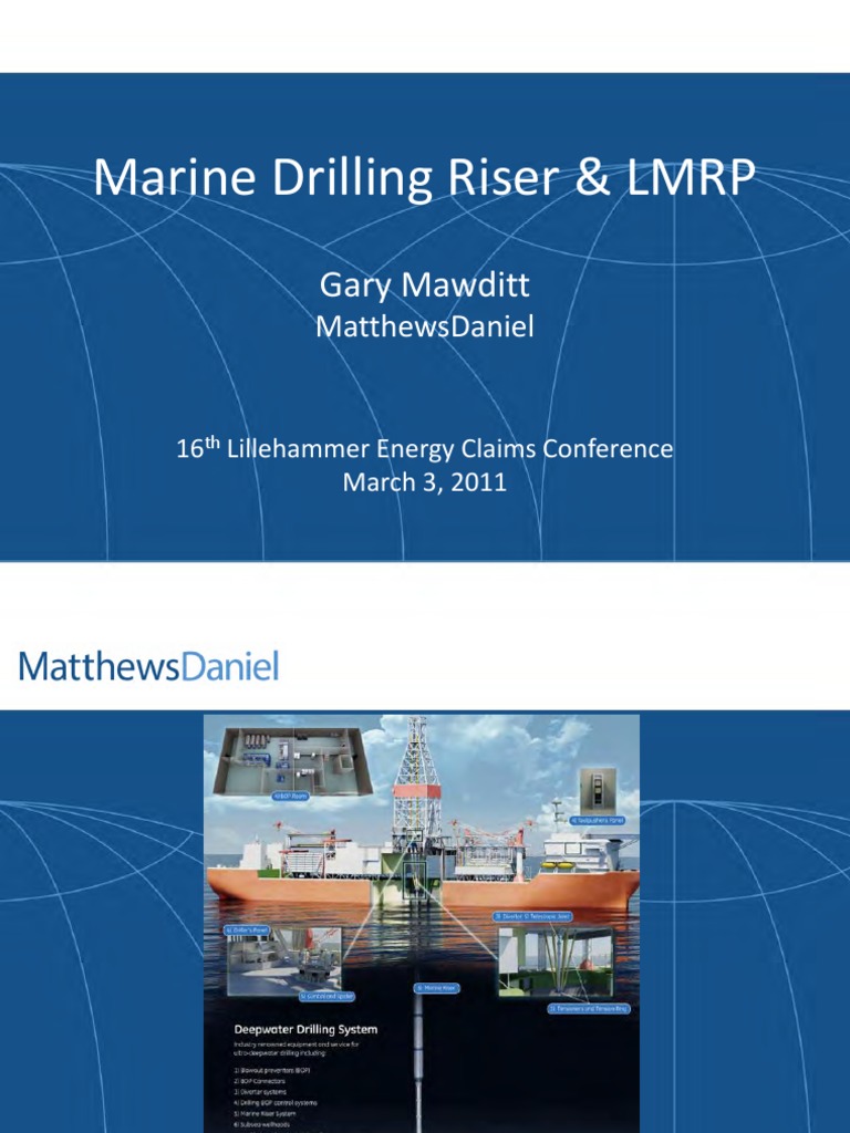 Marine Drilling Riser and LMRP Overview | PDF