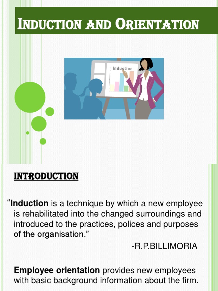 Induction and Orientation | PDF