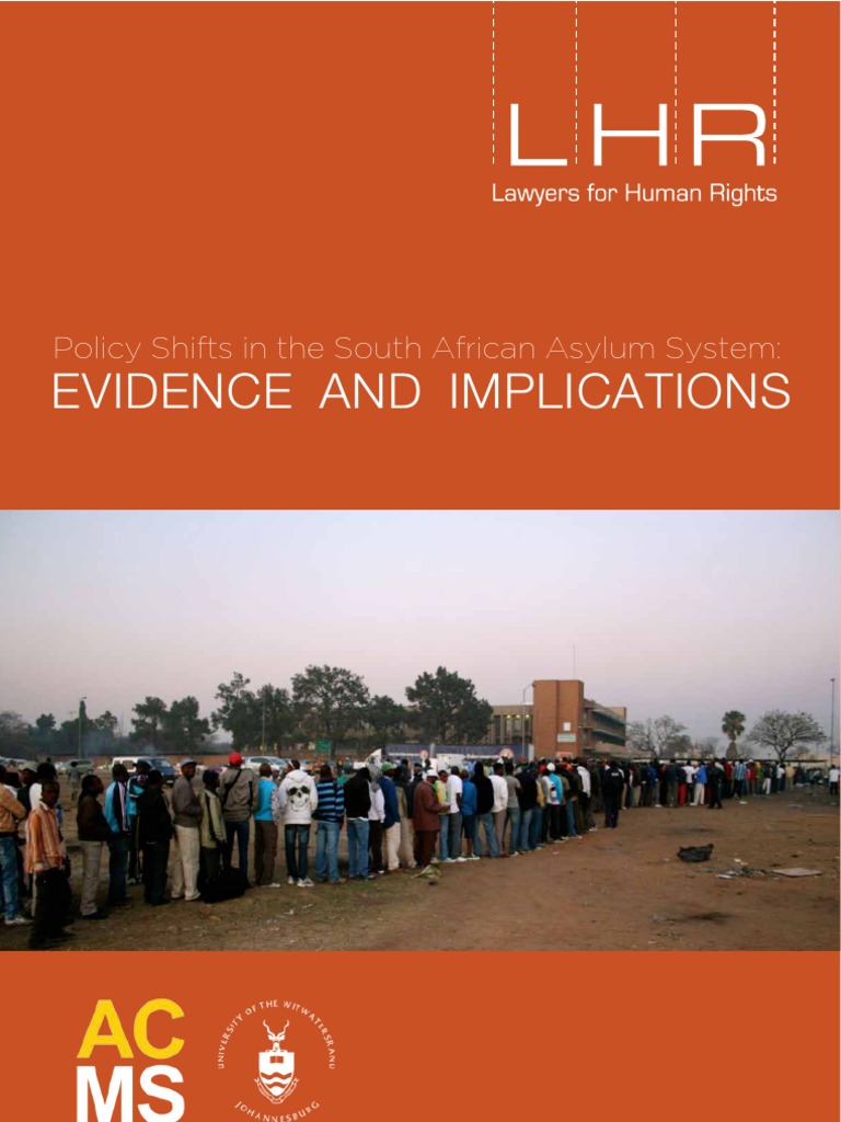 Policy Shifts in The South African Asylum System: Evidence and ...