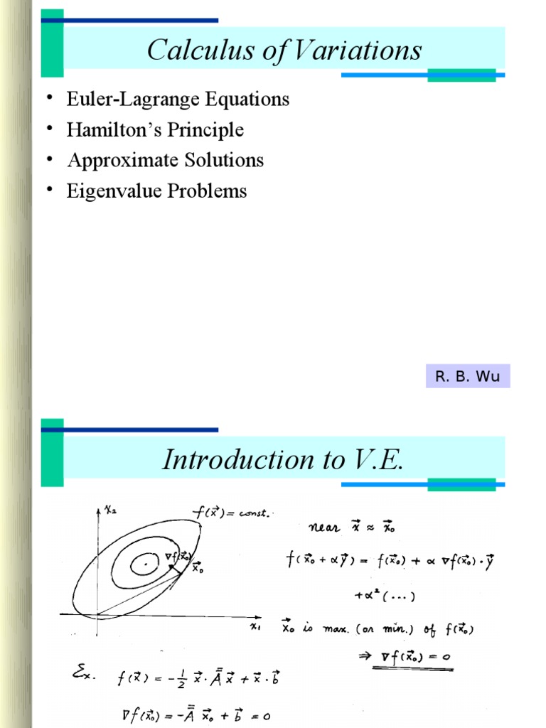 Calculus of Variations | PDF | Science & Mathematics